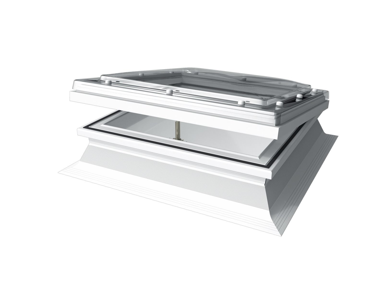Flat Roof Skylight Dome & Upstand | Rubber4Roofs