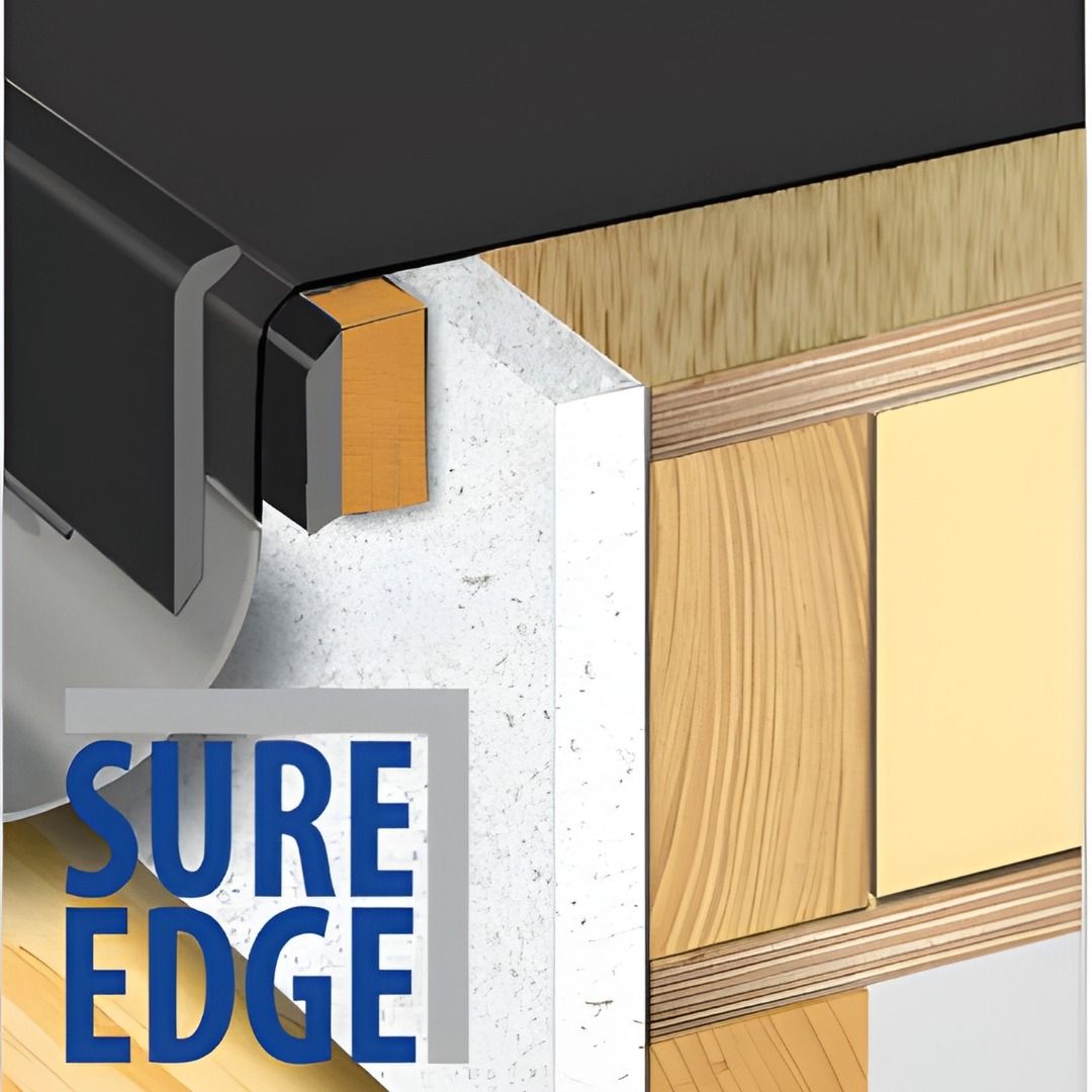 Sure Edge Gutter Drip Trim 2.5M | Rubber4Roofs