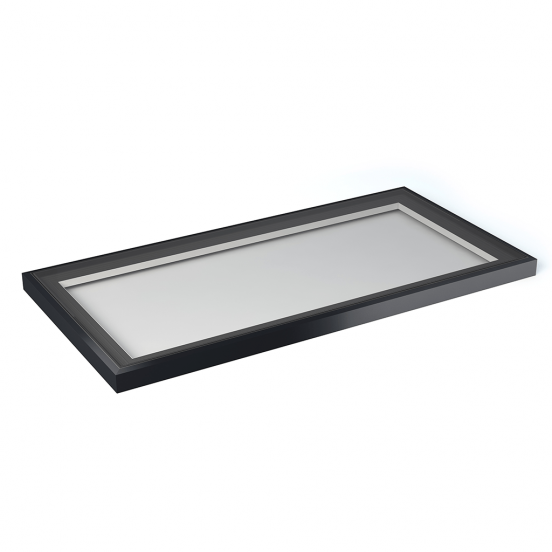 Flat Glass Skylights - Flat Roof Skylights | Rubber4Roofs